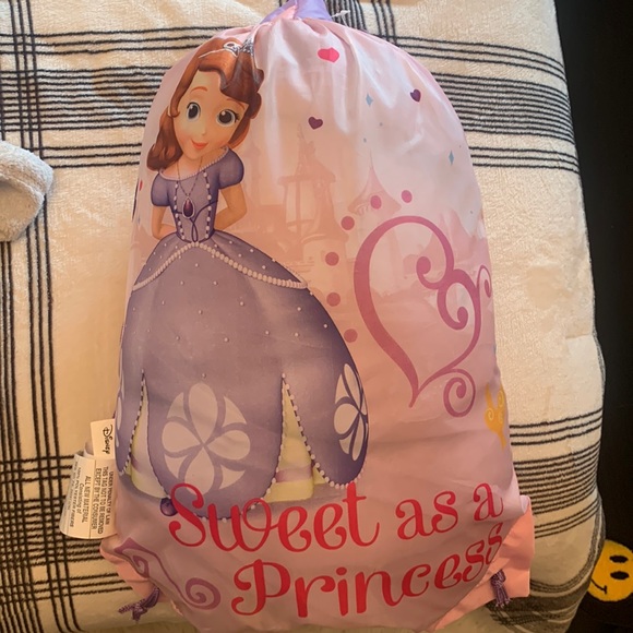 Other | Sofia The First Sleeping Bag With Sac Never Used | Poshmark